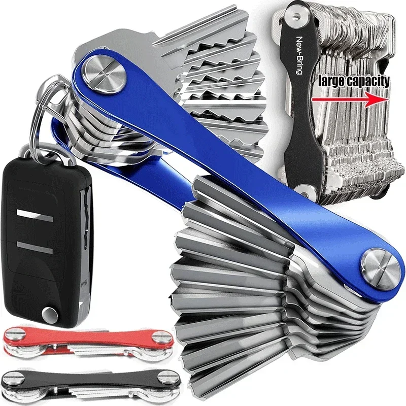 New-Fashion-Key-Chain-Wallet-Metal-Key-Box-Compact-Clip-Storage-Key-Box ...