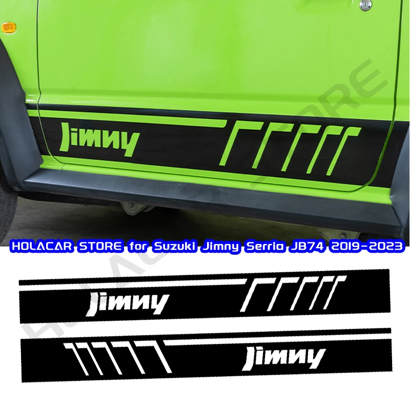 2pcs-Car-Door-Side-Skirt-Stripe-Stickers-Racing-Sport-Vinyl-Decals-For ...