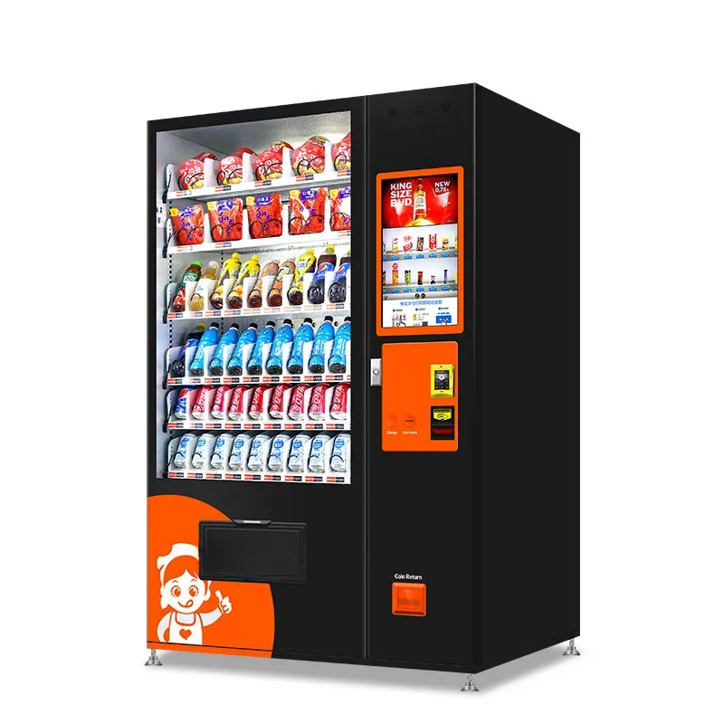 24-Hours-Advertising-Screen-Vending-Machine-Combination-Snack-Drinks ...