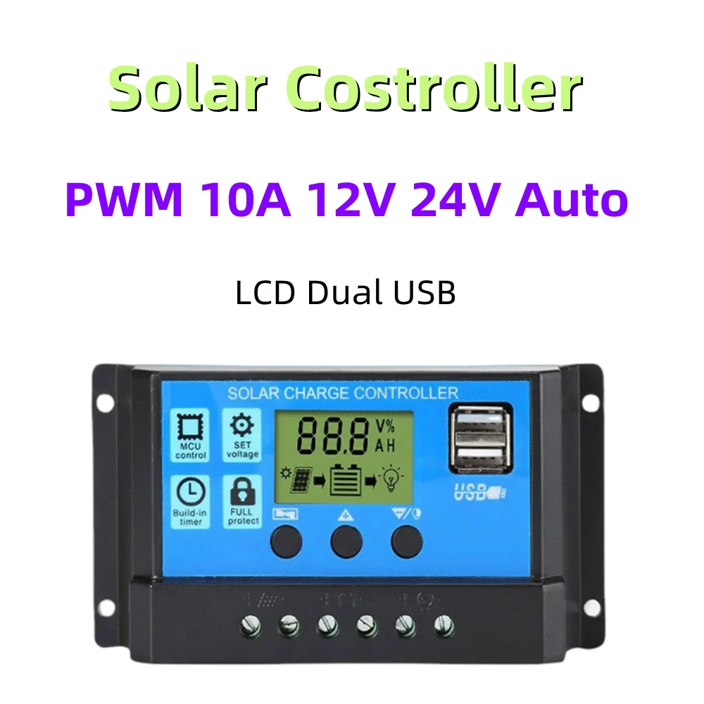 10A-12V-24V-PWM-Solar-Controller-Light-Time-Control-Auto-Adapte-Solar ...