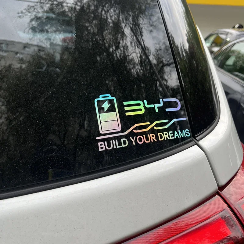 Laser Car Stickers for BYD Series Atto 3 Yuan Plus Dolphin Seagull Seal ...