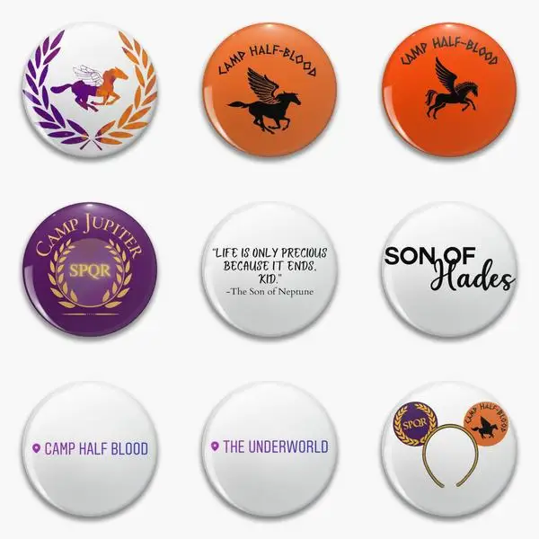 Camp-Halfblood-Jupiter-Half-Blood-The-Soft-Button-Pin-Customizable ...