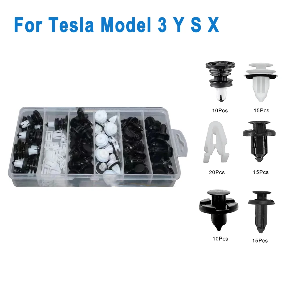 For Tesla Model 3 Y S X Door Panel Latch Bumper Fender Center Control ...