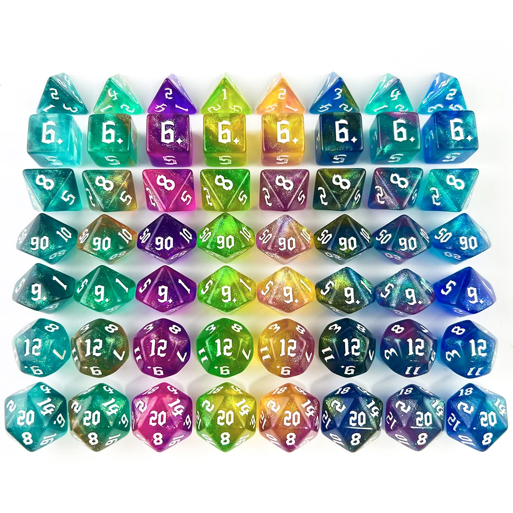 Dados-acr-licos-DND-para-juegos-de-mesa-dados-RPG-de-colores-m-ltiples ...