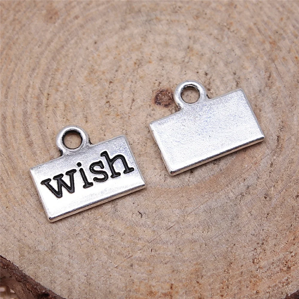 WYSIWYG 20pcs 13x11mm 2 Colors Antique Silver Color Antique Bronze ...