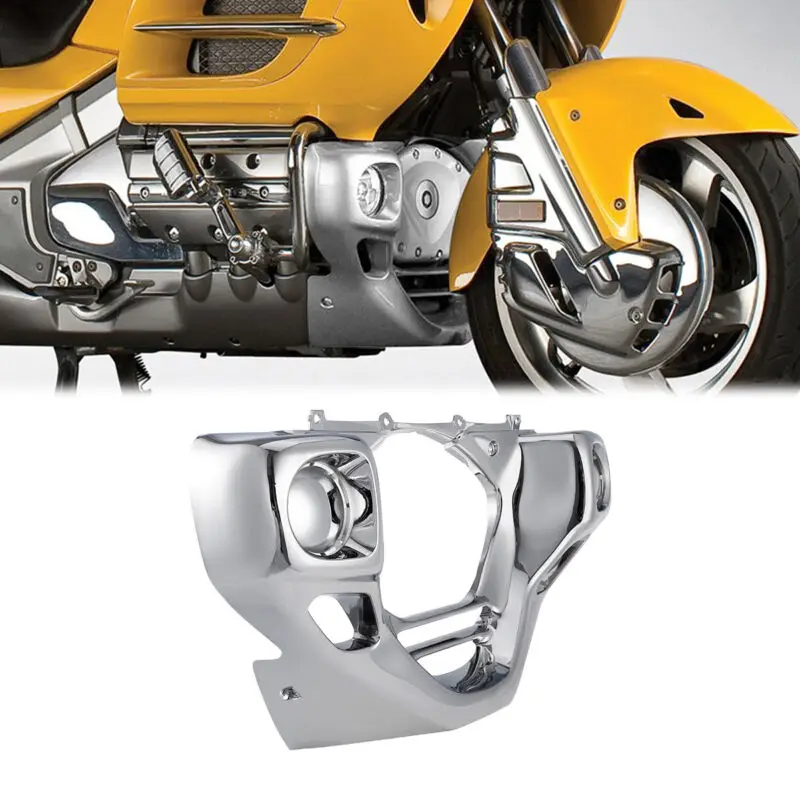 Motorcycle-Chrome-Engine-Front-Cowl-Cover-For-Honda-Goldwing-1800-2001 ...