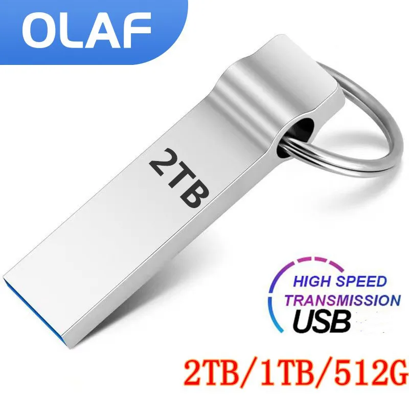 Olaf USB Flash Drive 2tb Mini Memory Sticks High Speed Metal Waterpeoof ...