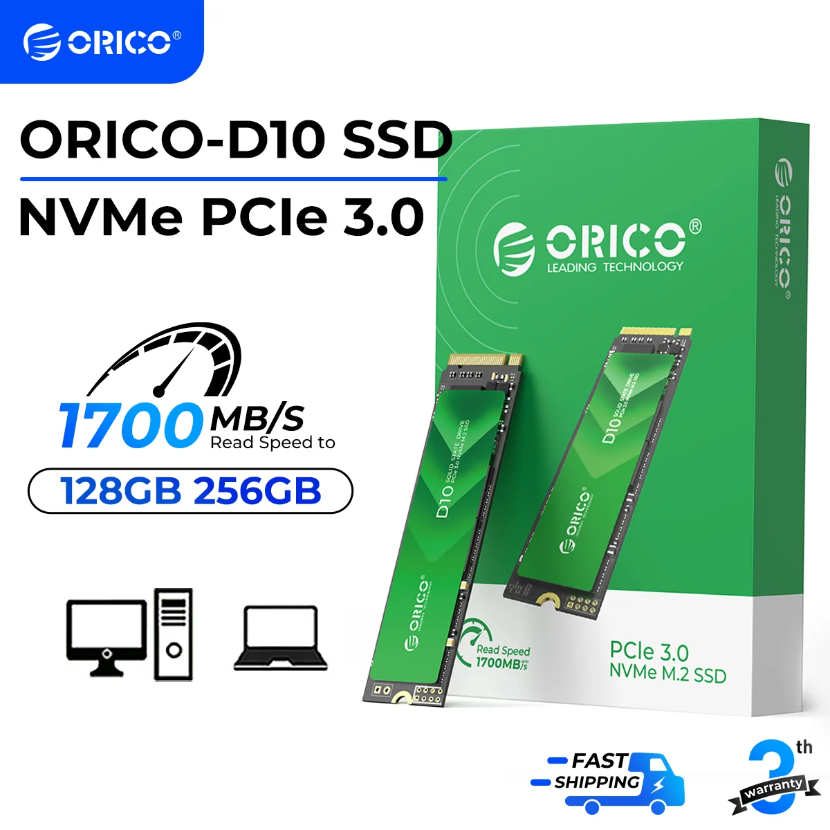 ORICO-M-2-NVMe-SSD-PCIe3-0-1700MB-s-3500MB-s-2280-PCIe-Gen3x4-NVMe ...