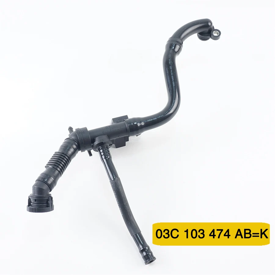 EA111-1-4T-Ventilation-duct-Exhaust-pipe-03C103474AB-EOS-Scirocco-Golf ...