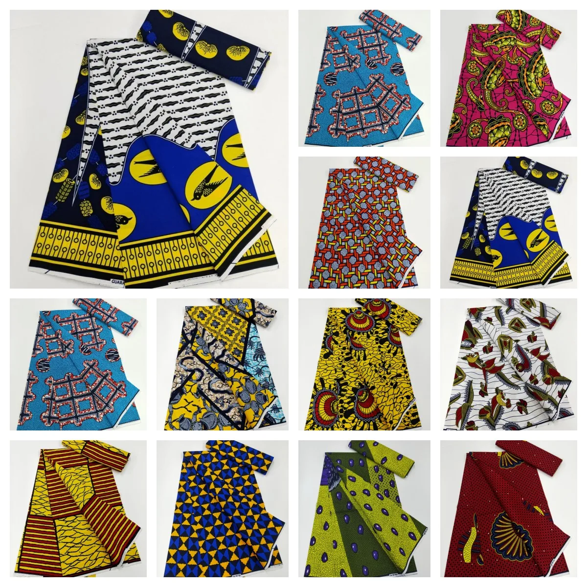 Ankara-Fabric-Original-African-Real-Wax-Print-For-Dress-100-Cotton-2024 ...