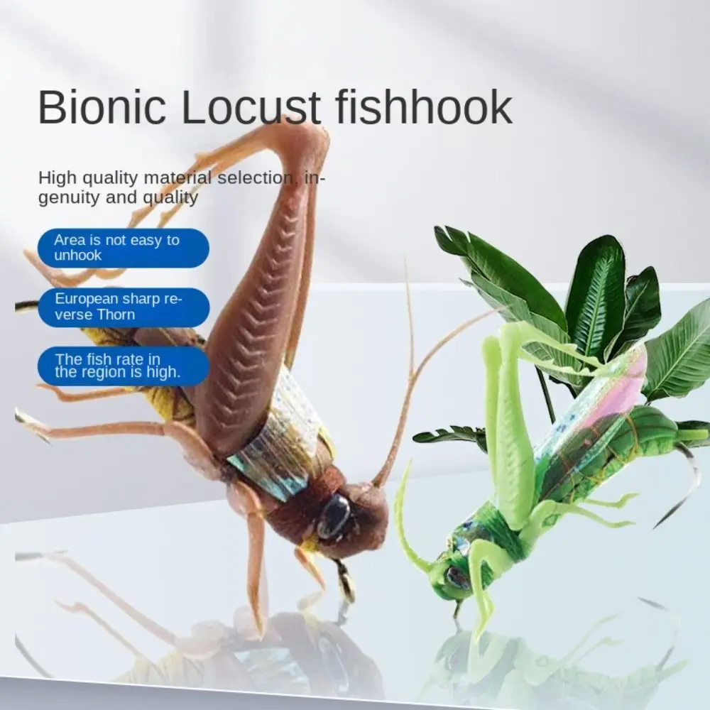 1Pc-2-6-Insect-fishing-lures-road-simulation-grasshopper-fishing-bait ...