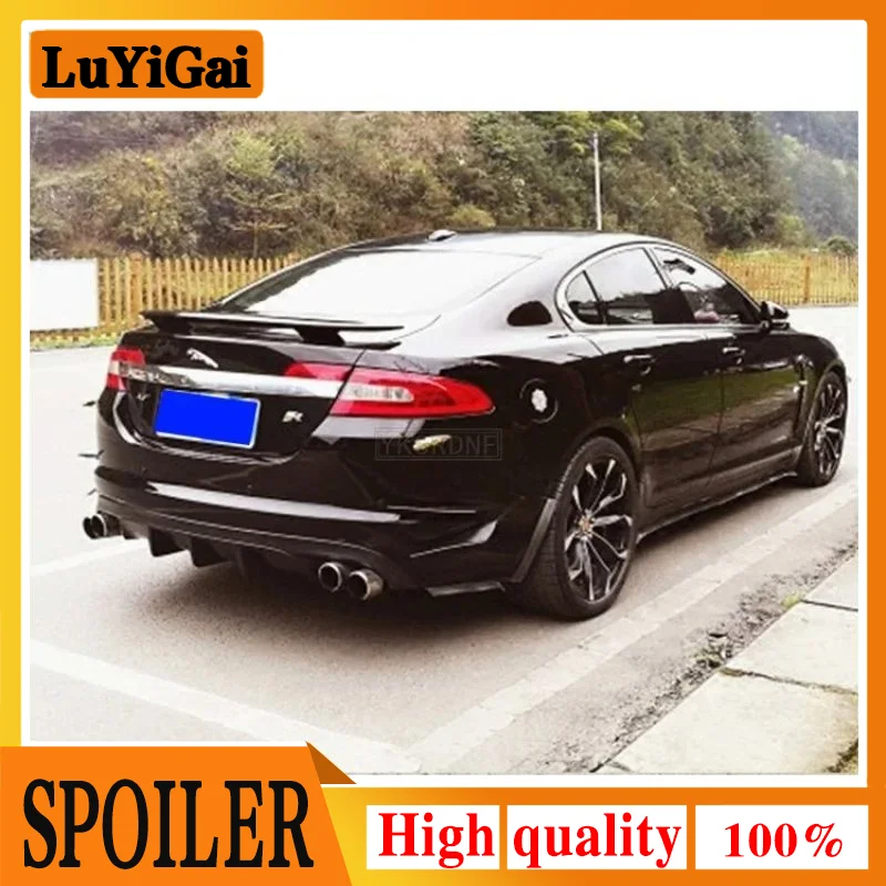 For-Jaguar-XF-2012-2013-2014-2015-ABS-Plastic-Unpainted-Color-Rear-Roof ...