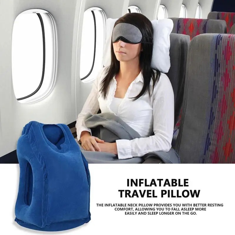 Inflatable-Air-Travel-Neck-Pillow-Portable-Headrest-Chin-Support ...