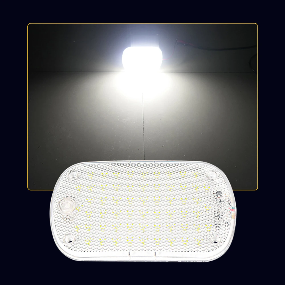 New-60LED-12V-85V-LED-Car-Vehicle-Interior-Dome-Roof-Ceiling-Reading ...