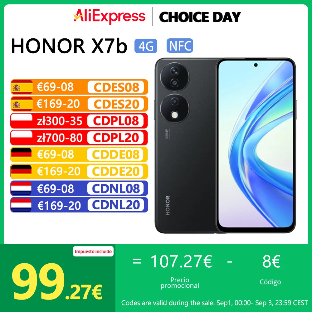 HONOR-X7b-smart-phones-NFC-Qualcomm-Snapdragon-680-108MP-camera-35W ...