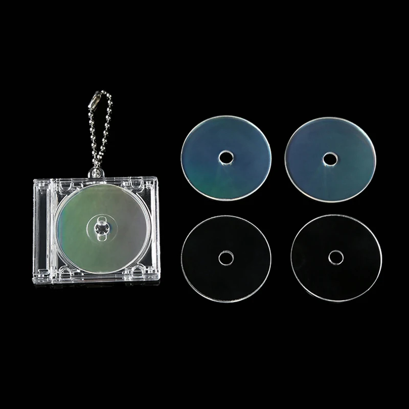 1PC Mini NFC Functional CD Disc Case Key Chain Peripheral Commemorative ...