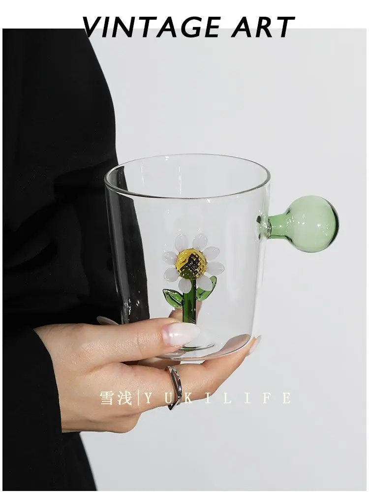 3D Drinking Glass Cup with Cute Animal Figurine Inside, Hand Blown ...