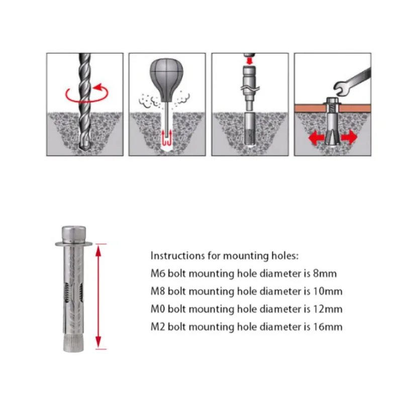 304 Stainless Steel Hex Socket Head Built-in Expansion, 49% OFF
