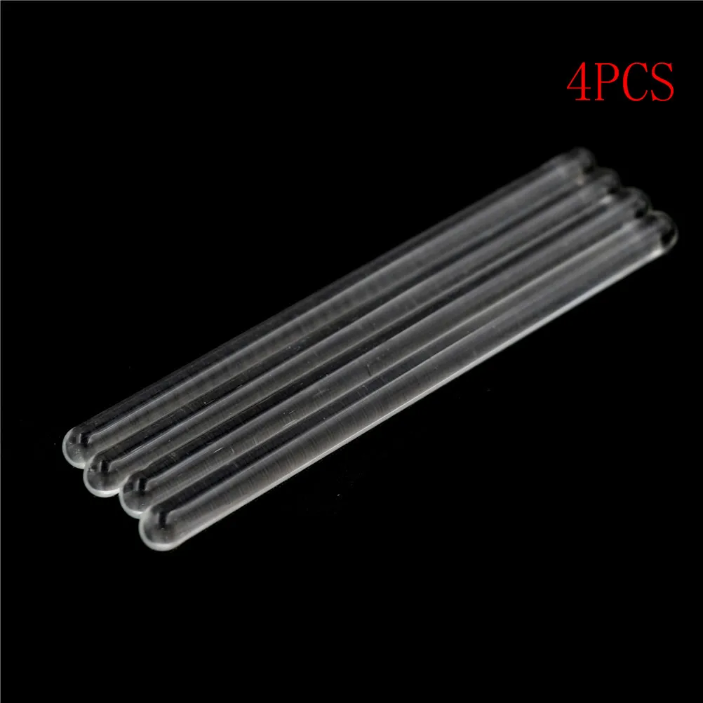4pcs glass stirring rod transparent Lab stirring stick muddler glass ...