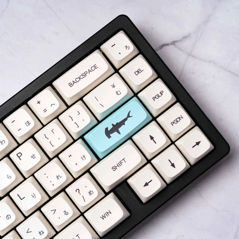 138-Keys-XDA-Keycaps-PBT-Dye-Sub-Keycaps-Sea-Salt-Theme-Cherry-Layout ...