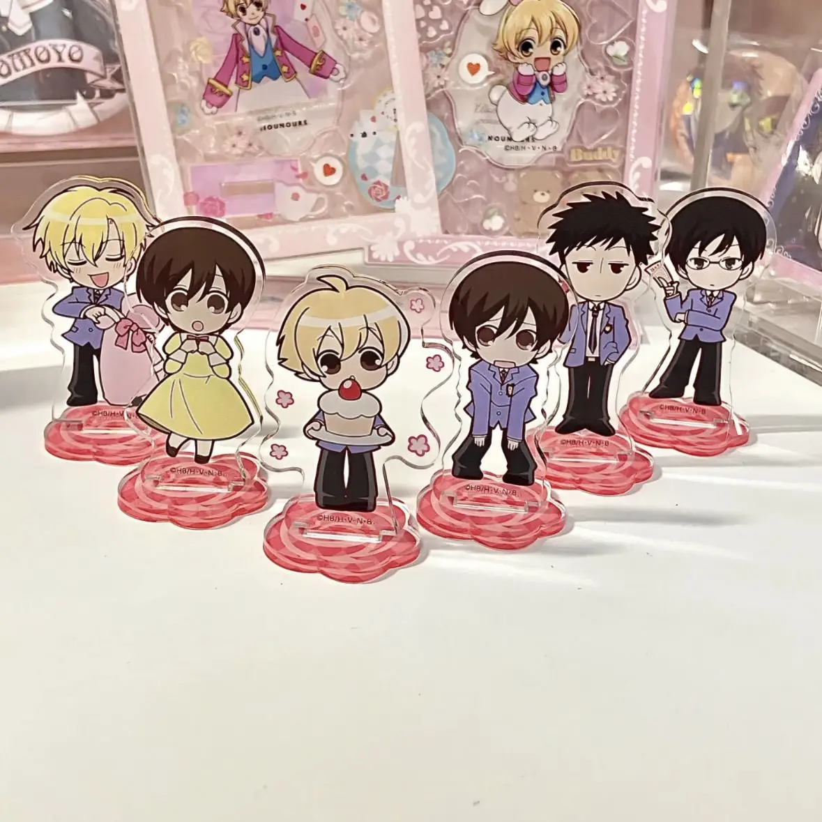 Ouran-Koukou-Host-Club-mini-acrylic-Stand-Fujioka-Haruhi-figure-Suou ...