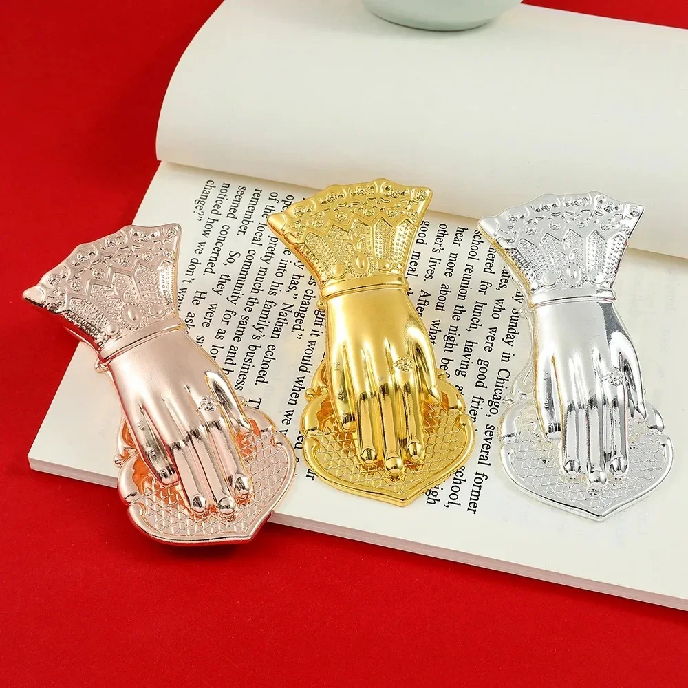 Vintage-Metal-Lady-Hand-Paper-Clip-Antique-Junk-Journal-Diary-Album ...