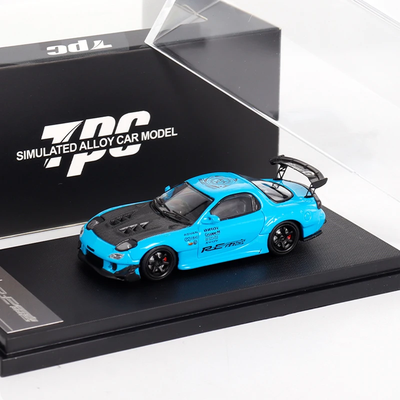 Diecast-1-64-Scale-Mazda-RX7-Modified-Car-RX-7-TPC-Simulation-Alloy-Car ...