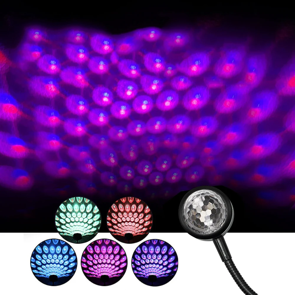 Mini-USB-Party-Colorful-light-Sound-Activated-Rotating-Disco-Ball-DJ ...