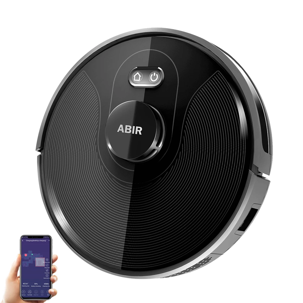 Robot-Vacuum-Cleaner-ABIR-X8-Laser-System-UV-Cleaning-TOF-Wisdom-Multiple-Floors-Maps-Customized ...