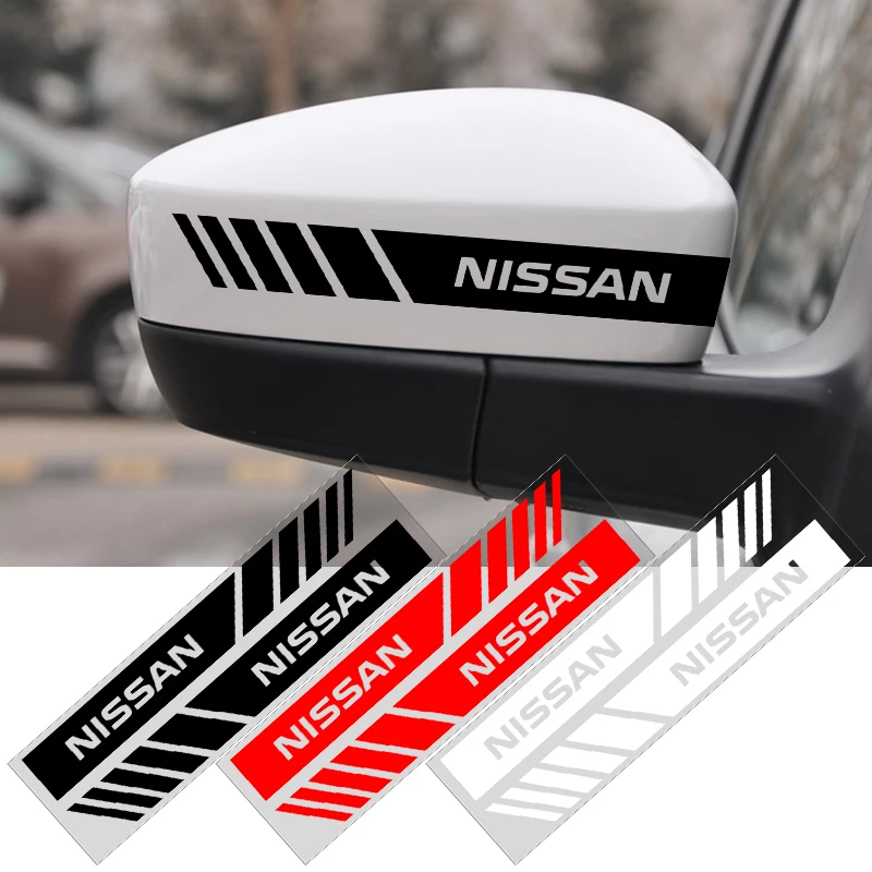 Car-Styling-2Pcs-Rearview-Mirror-Decal-Stickers-For-Nissan-X-trail ...