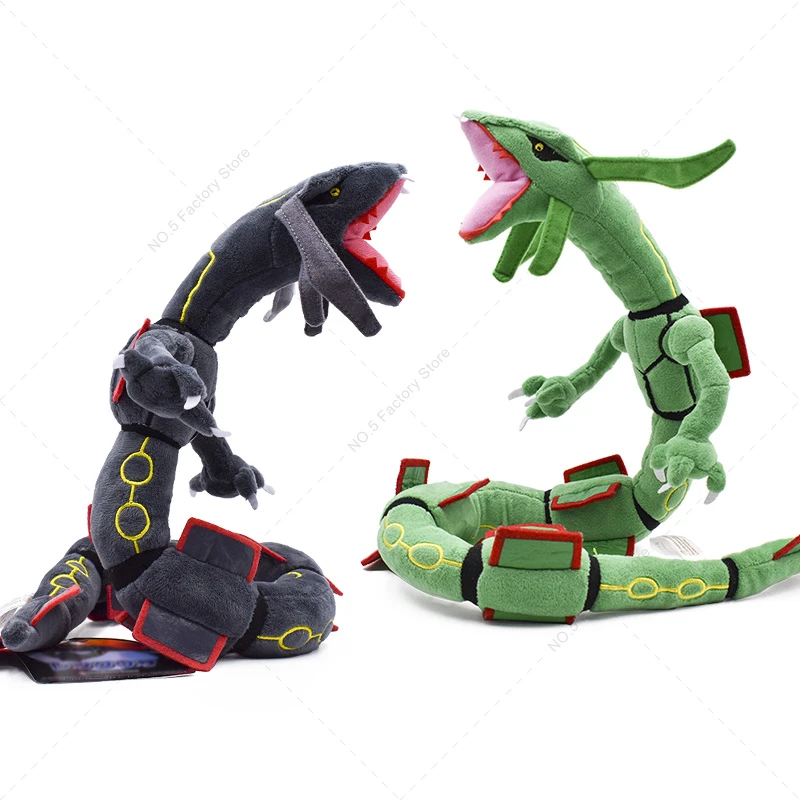 Anime Pokemon Kawaii Shiny Rayquaza Plush Doll Stuffed Figure Toy ...