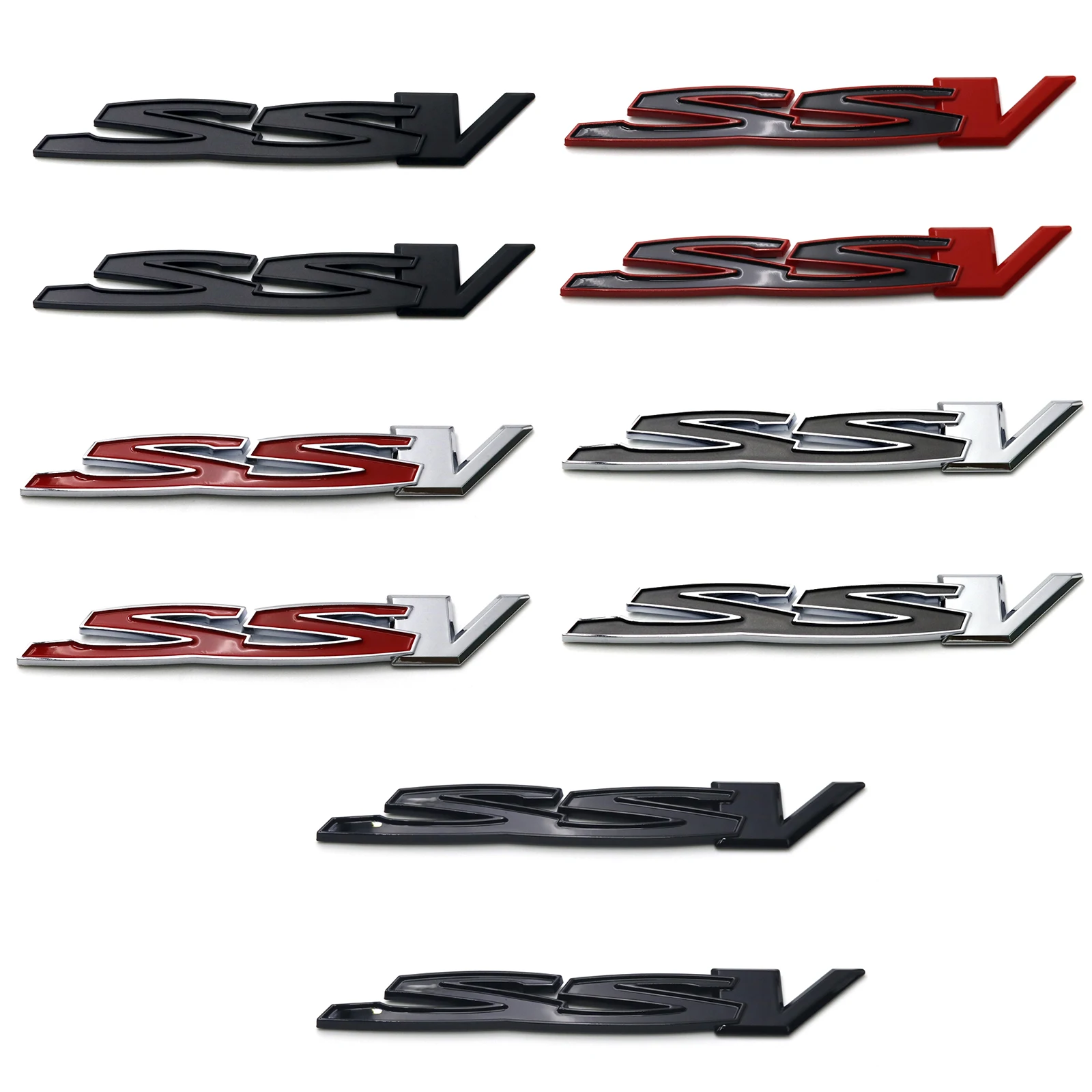 2PCS-SSV-Letter-Badges-For-Chevy-Commodore-G8-Holden-SSV-Car-Fender ...