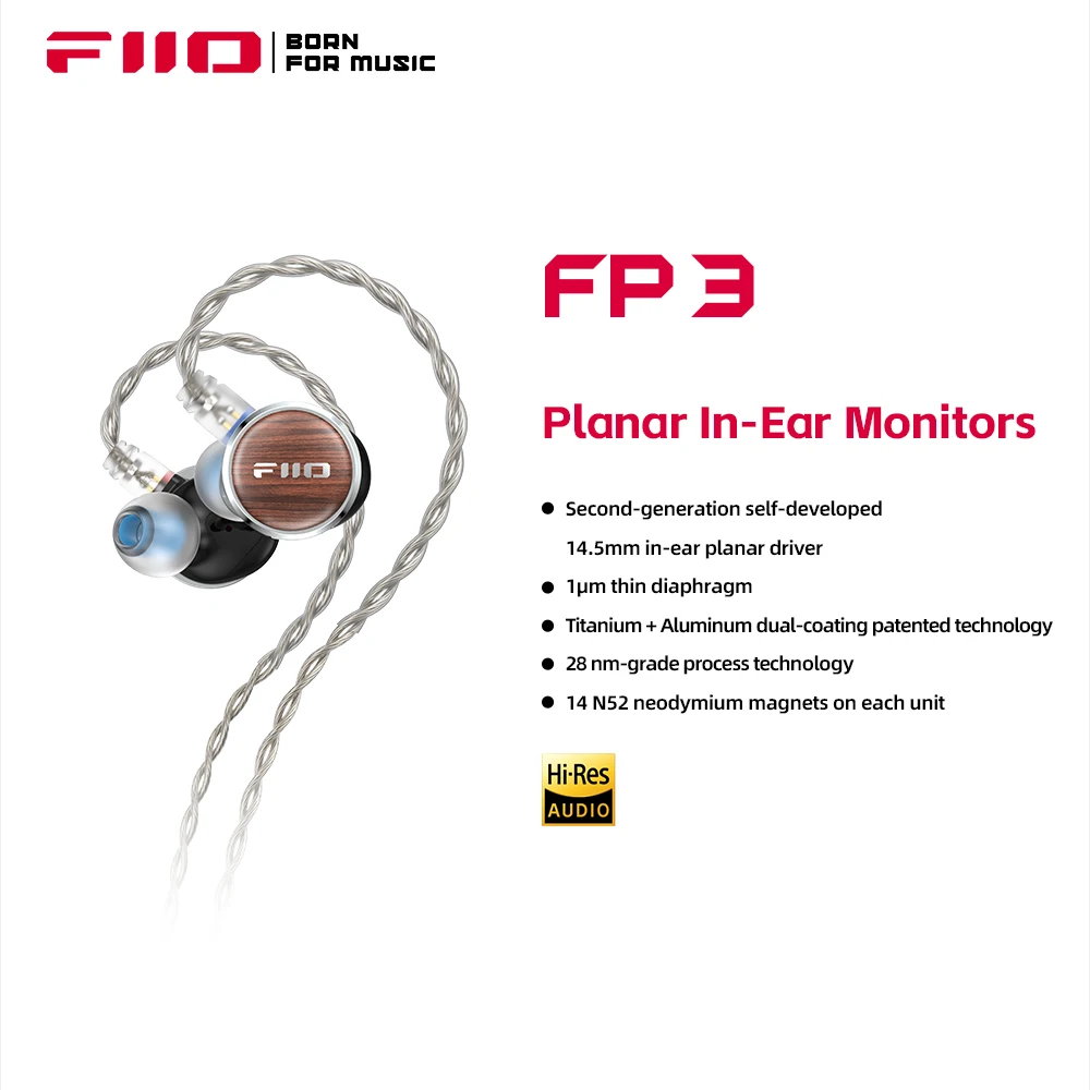 FiiO-FP3-HiFi-14-5mm-Planar-Diaphragm-Driver-in-Ear-Earphone-wood ...
