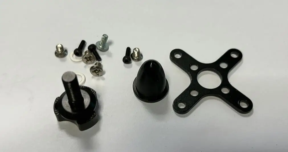 CNC-Aluminum-Propeller-Prop-M5-Adapter-cap-Nut-w-Cross-shape-mount-for ...