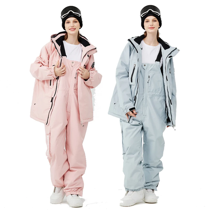 Fashion, Man & Woman Snow Wear, Waterproof Ski Suit Set, Snowboarding ...