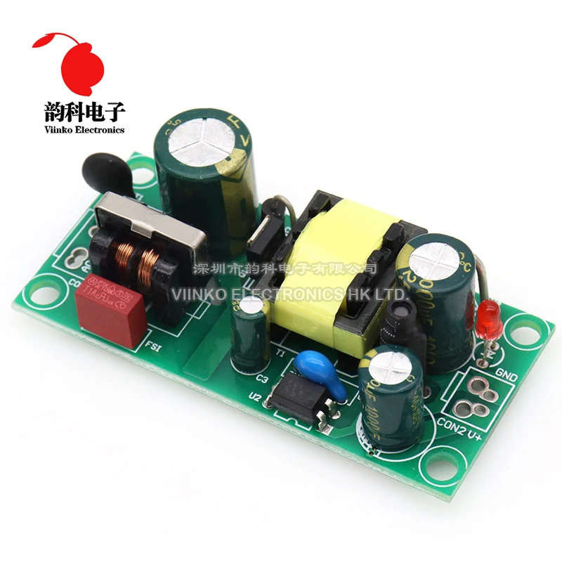 5V 2A 12V 1A 10W AC-DC Switching Power Module Isolated Power 220V to 5V ...