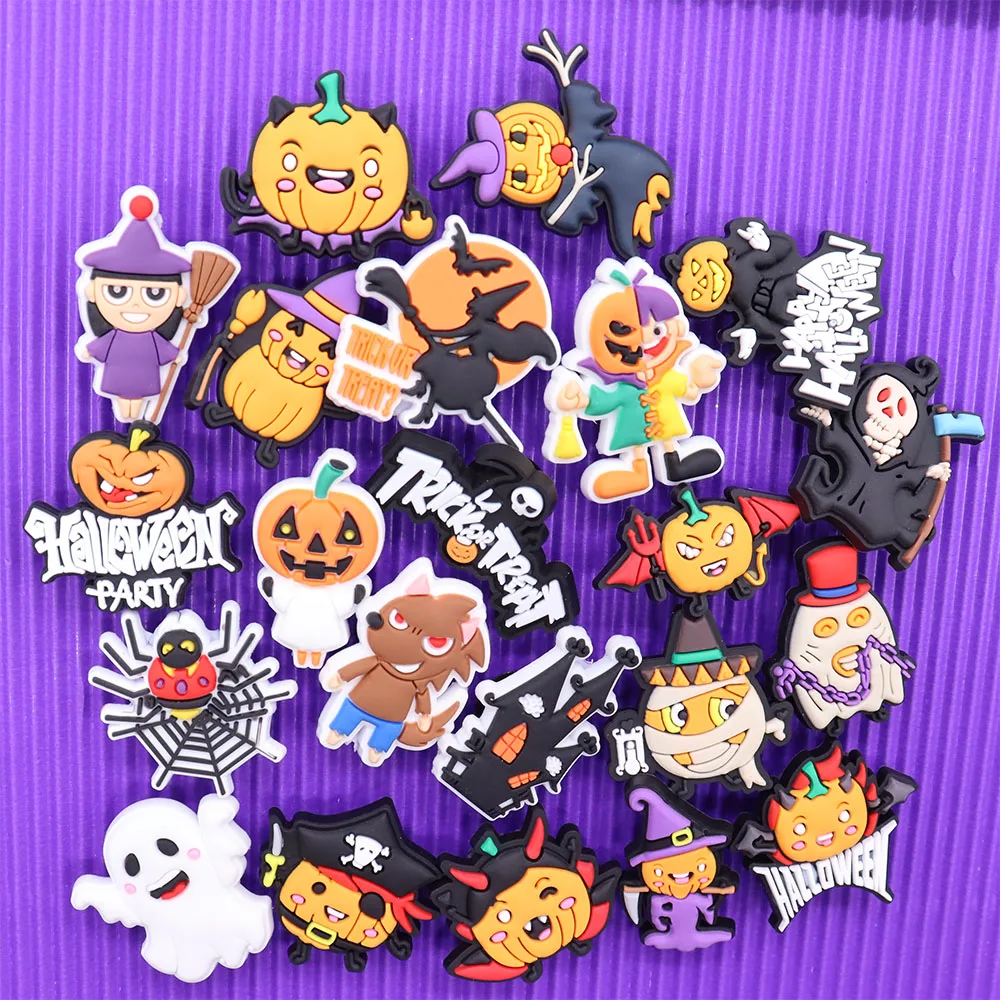 New-Arrival-1Pcs-PVC-Happy-Halloween-Pumpkin-Ghost-Slippers-Children ...