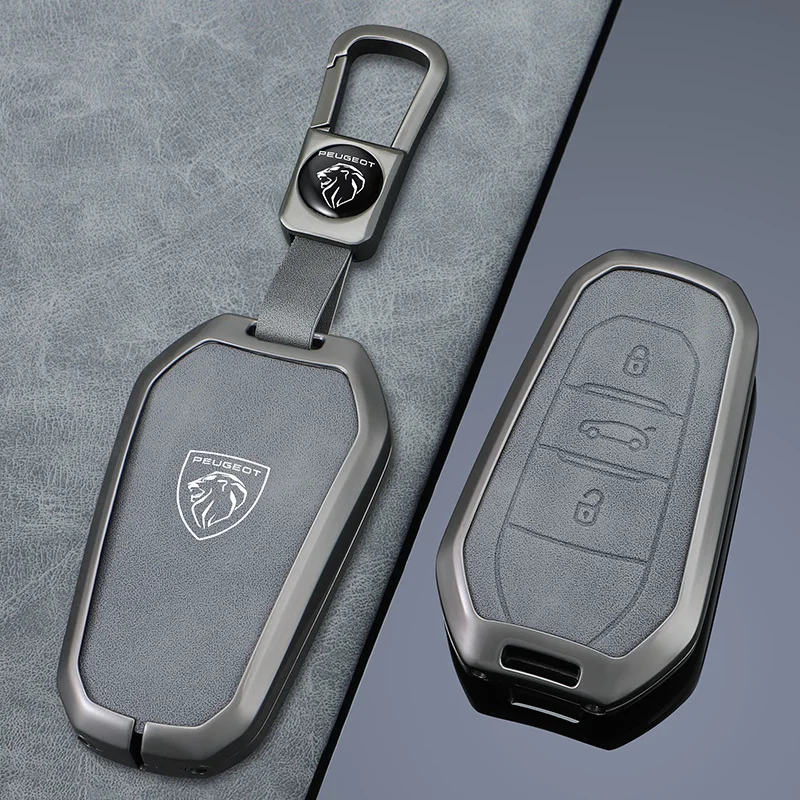 Zinc-Alloy-Car-Remote-Key-Case-Cover-for-Peugeot-2008-3008-4008-5008 ...