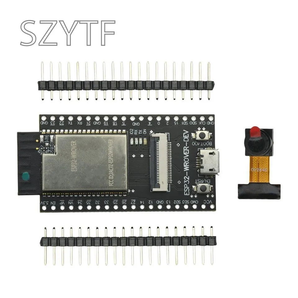 ESP32-CAM-Development-Board-ESP32-WROVER-DEV-CH340C-Wifi-Module-With-OV2640-Camera-Module-ESP32 ...