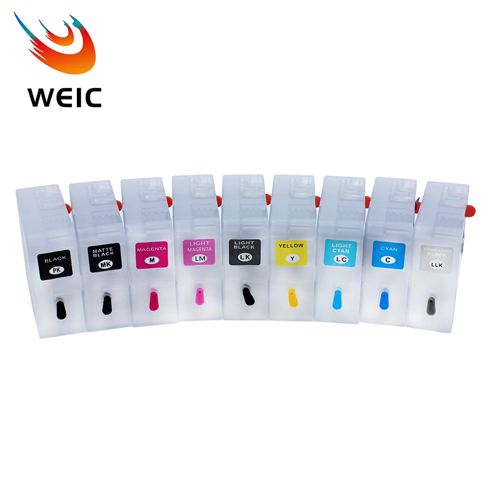 58 T5801-T5809 Empty Refill Ink Cartridge for Epson Stylus Pro 3800 ...