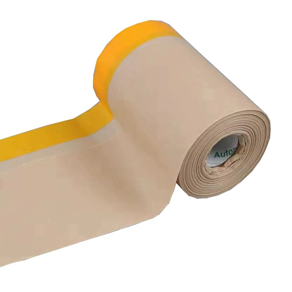 Pre-Taped-Masking-Paper-Self-Adhesive-Wall-Treatment-Covering-For ...