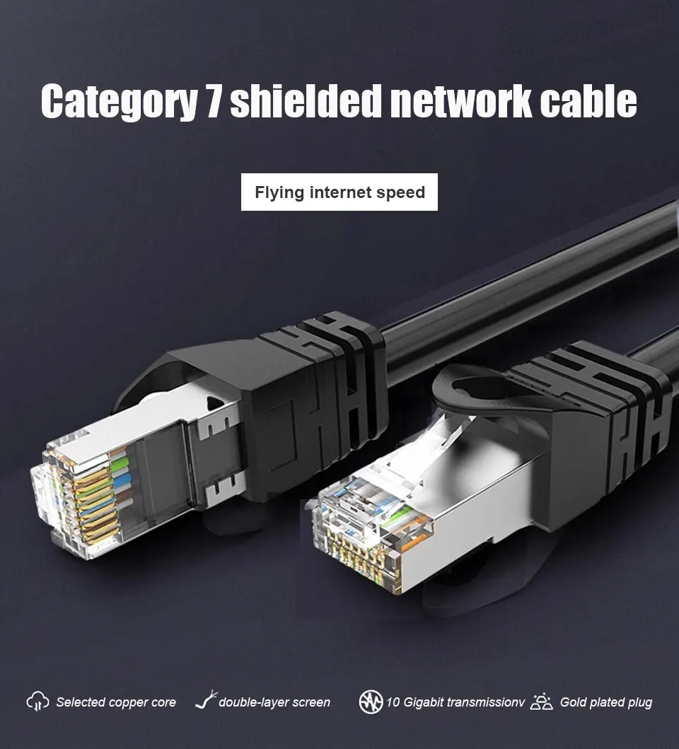 כבל רשת איכותי לחיבור מחשב, ראוטר וכדומה. אורך מ מטר ועד 15 מטר לבחירה ...