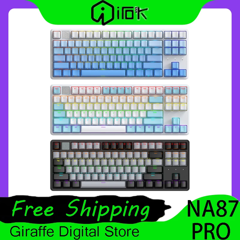 Irok-Na87-pro-Mechanical-Keyboard-8K-Magnetic-Switch-Low-Delay-Quick ...
