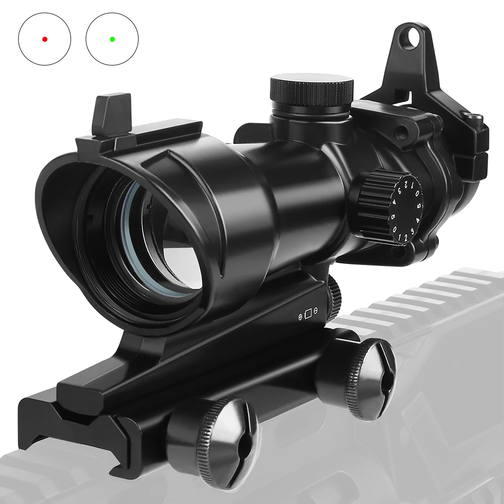 1x30mm-Tactical-Red-Green-Dot-Sight-Rifle-Scope-4-MOA-Reflex-Sight-With ...