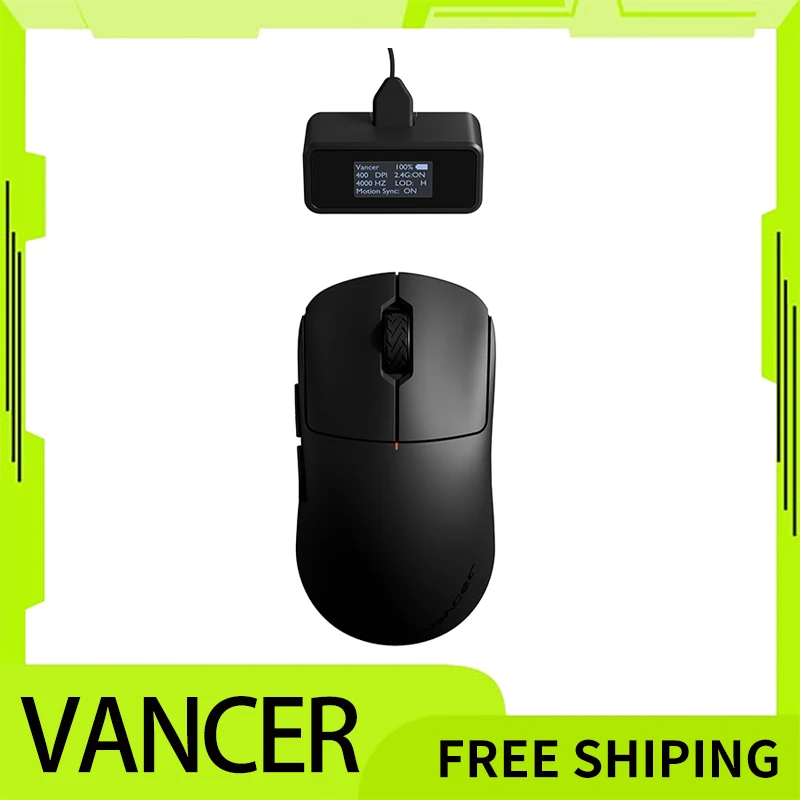 Vancer-Thrash-e-Groove-Gaming-Mouse-Dongle-8K-Paw3395-26000dpi-Wireless ...