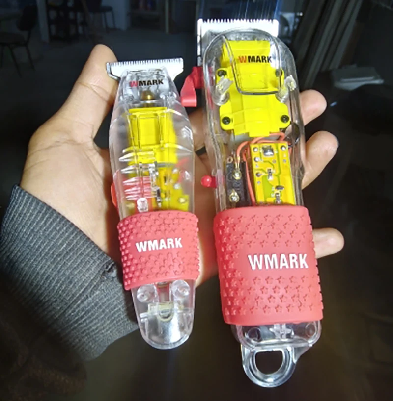 LCD Design Profissional Aparador De Cabelo Estilo Transparente Elétrica ...