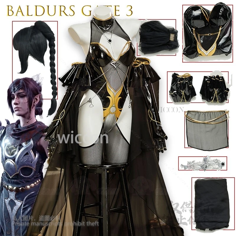 Bal dursGate3 Cosplay Shadowheart Costume Cosplay Game Accurate Outfit ...