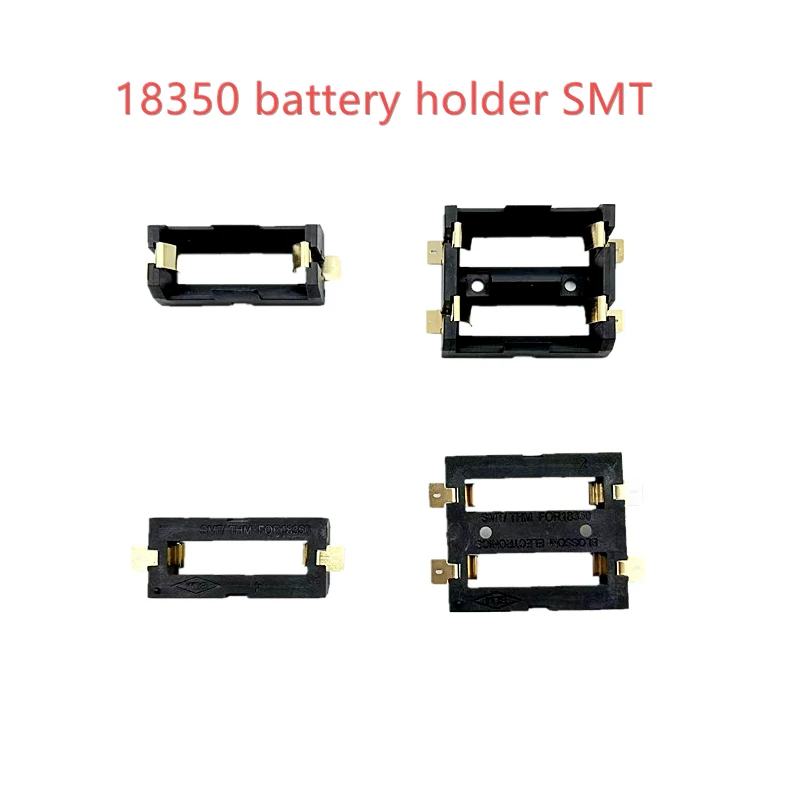 1x 2x 18350 Battery Holder Smd Smt Batteries Case Storage Box With ...