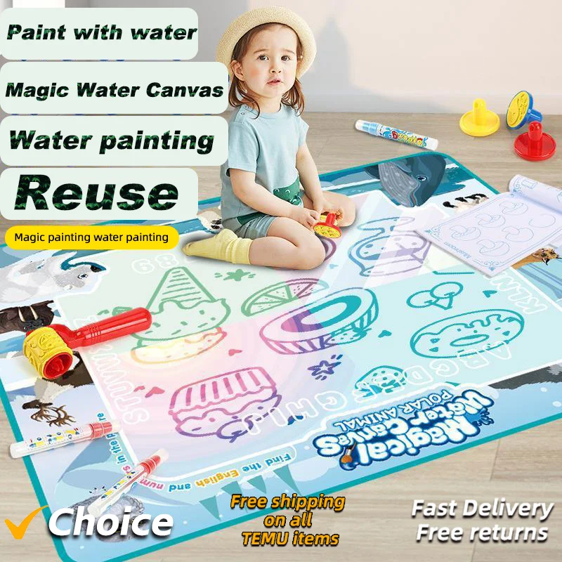 Magic-Water-Canvas-Toys-Can-Be-Water-Paint-Drawing-Board-Magic-Color ...