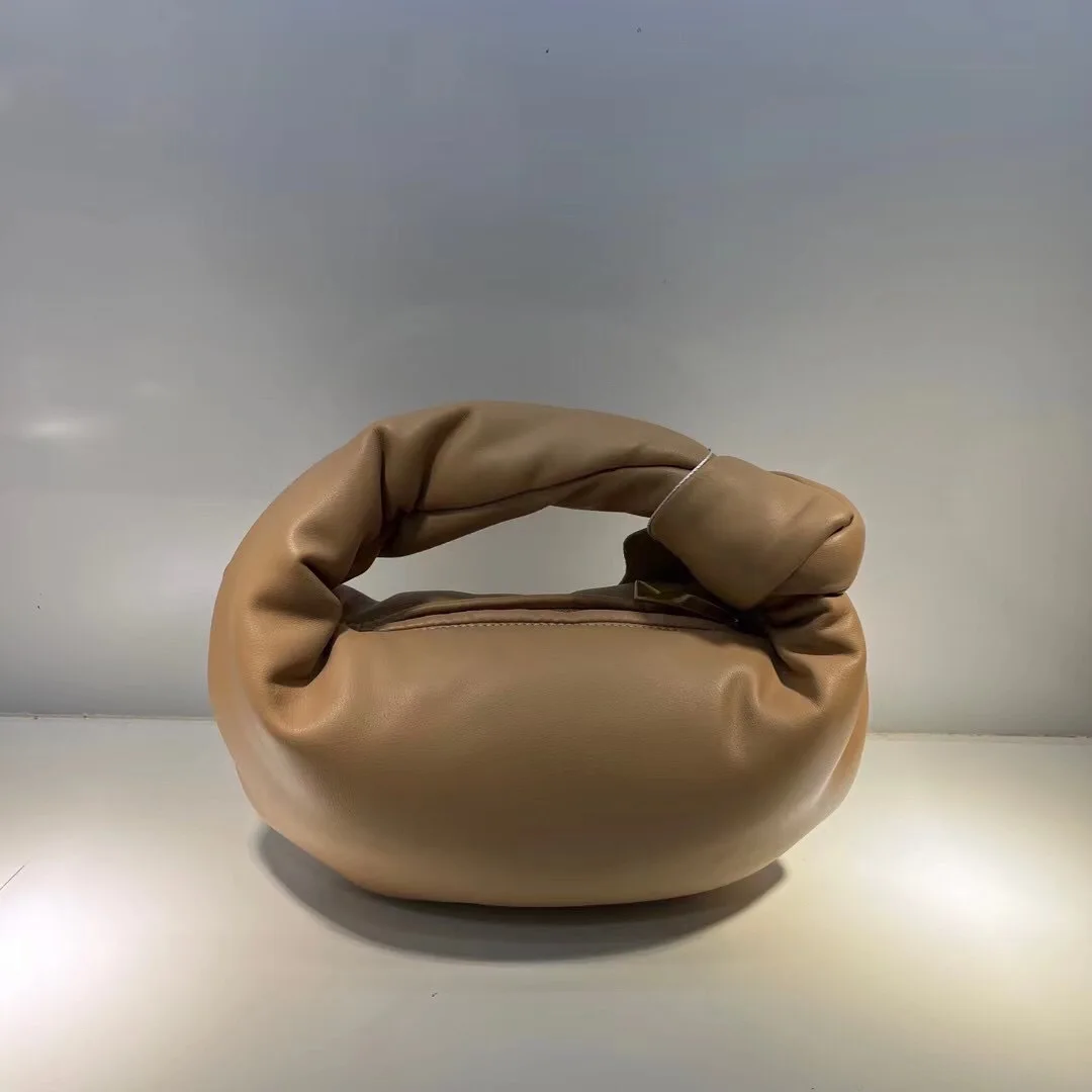 Women-Mini-Knotted-Handbag-Cloud-Bag-Soft-Cowhide-Clutch-Luxury ...